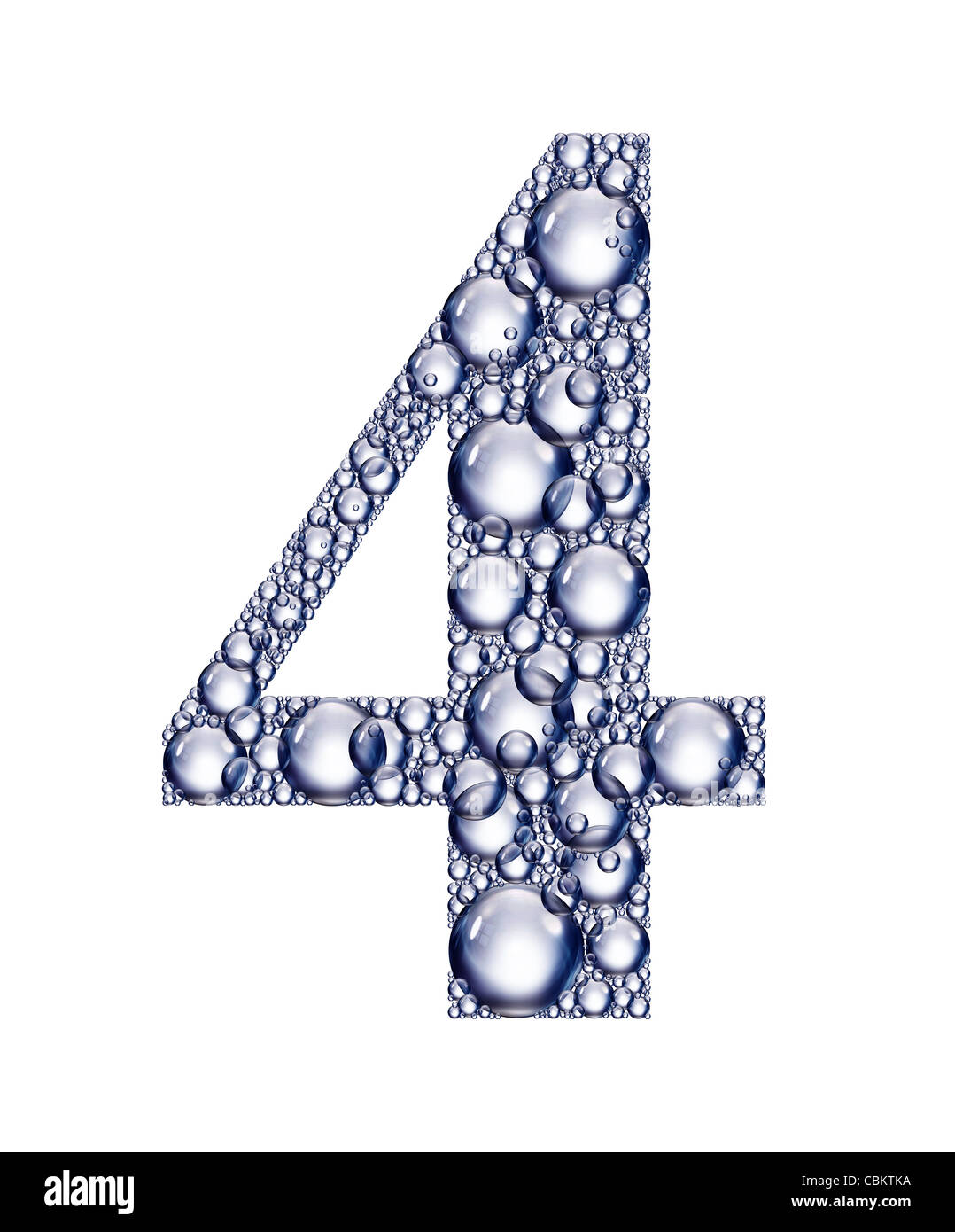 Air bubbles alphabet Cut Out Stock Images & Pictures - Alamy