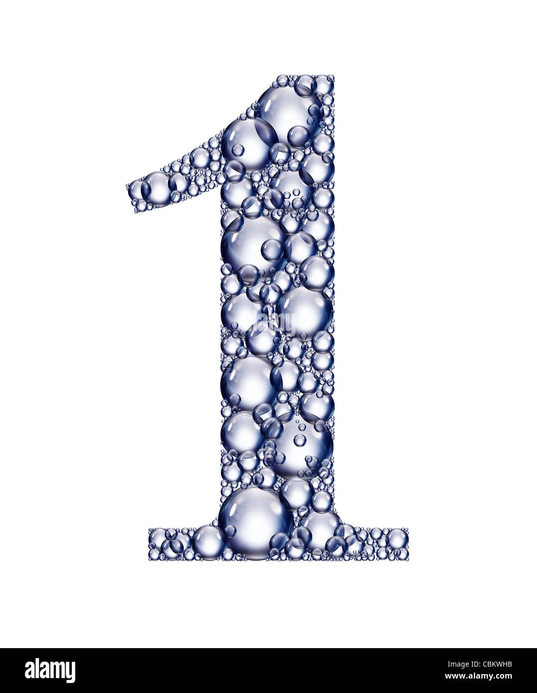 Air bubbles alphabet Cut Out Stock Images & Pictures - Alamy