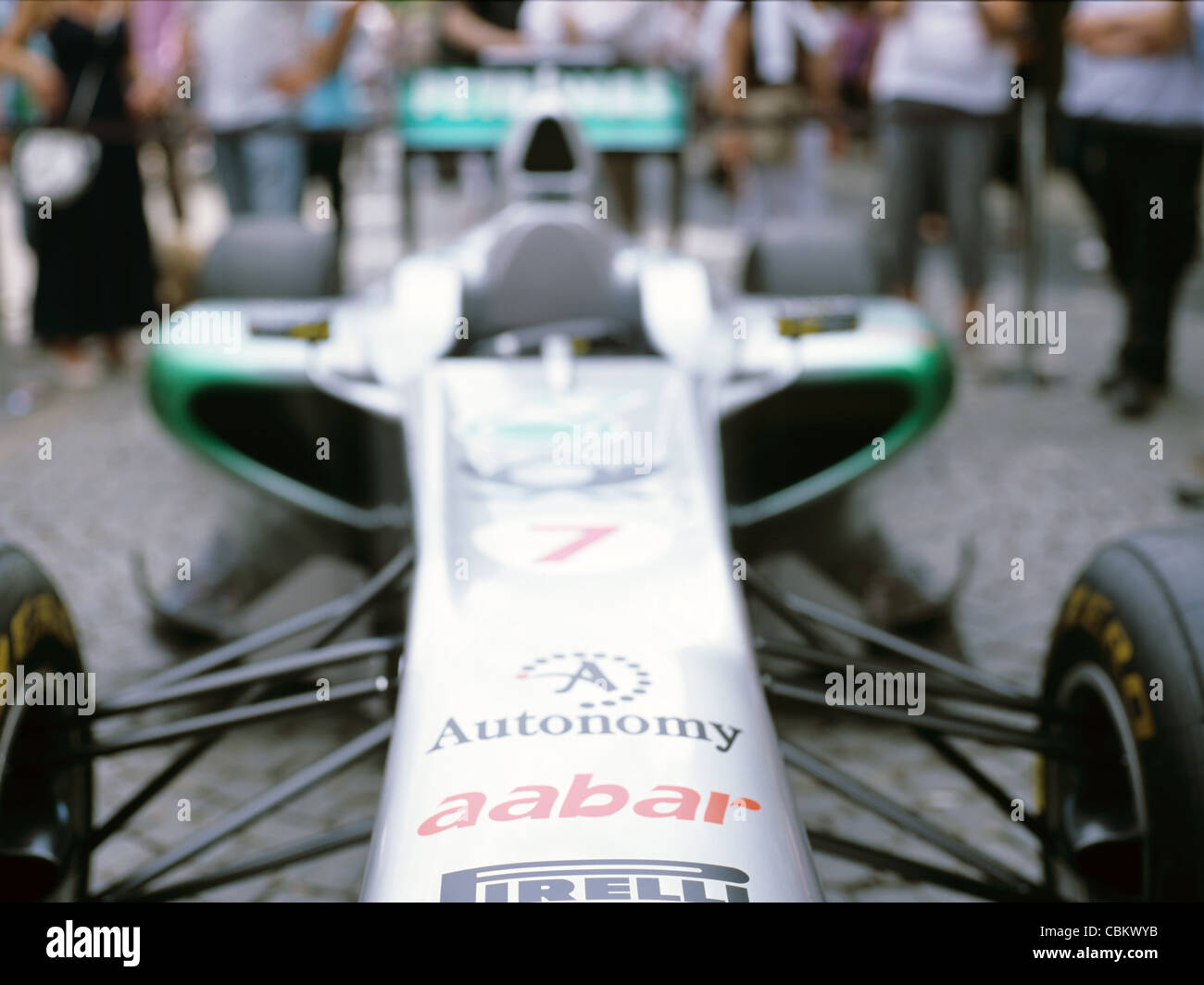 Detail of a Mercedes GP 2011 Formula One Car Stock Photo - Alamy
