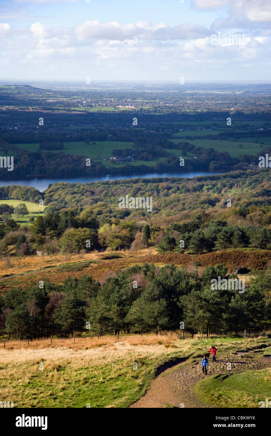 Rivington country park viewed from Rivington Pike Stock Photo - Alamy