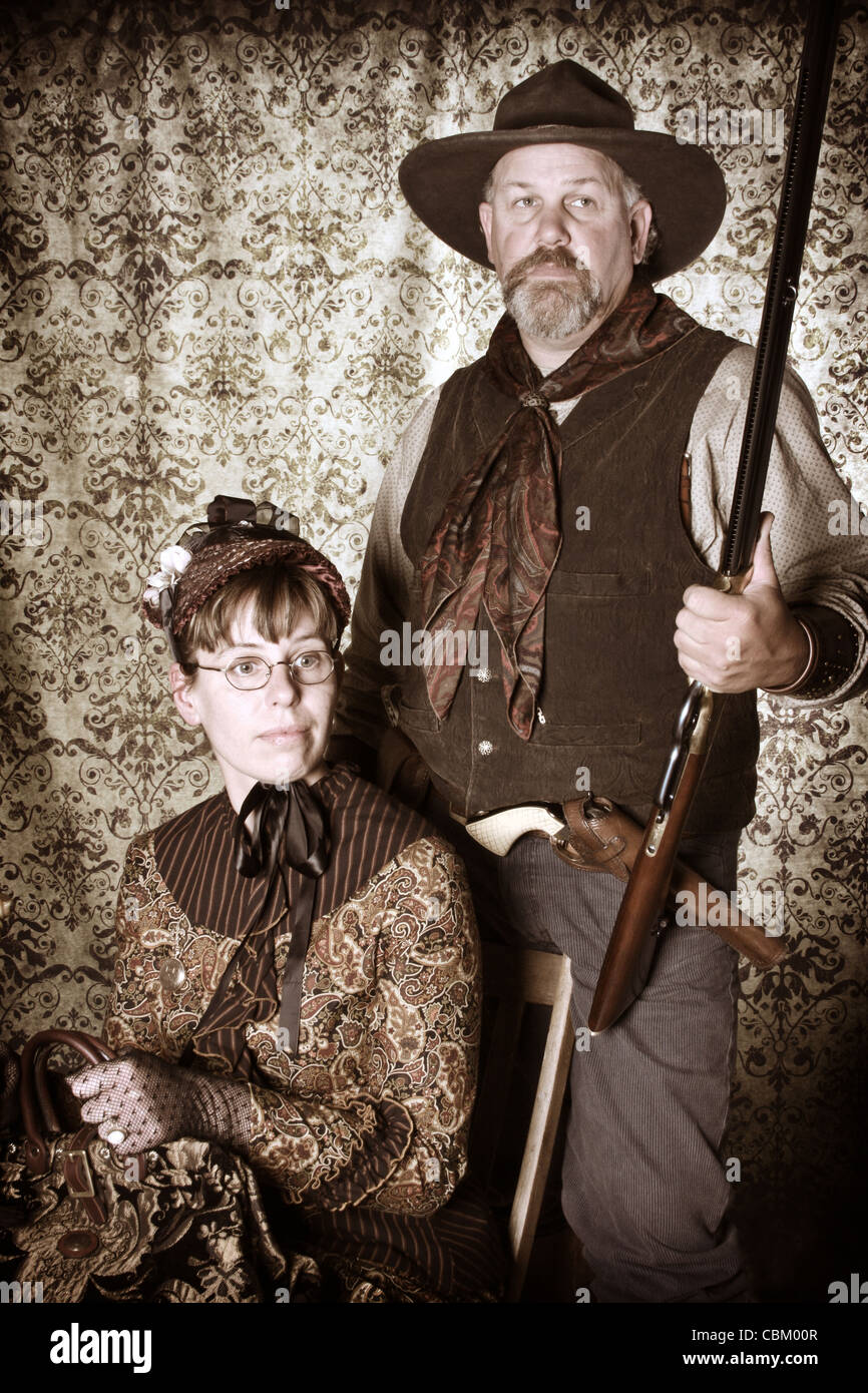 A vintage period couple Stock Photo - Alamy