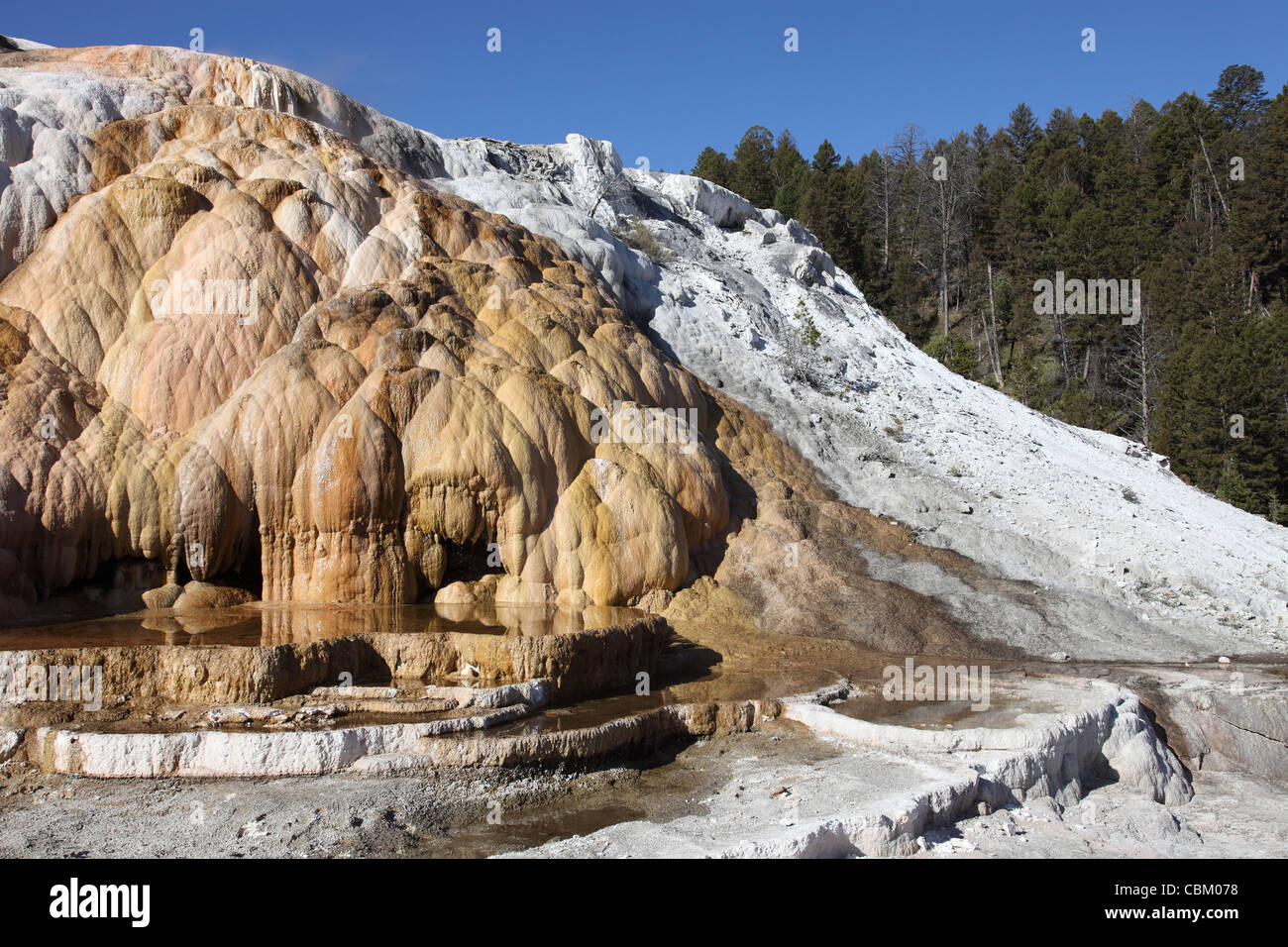 Sinter terraces hi-res stock photography and images - Alamy