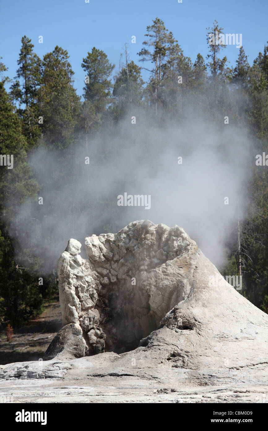 Geyserite cone hi-res stock photography and images - Alamy