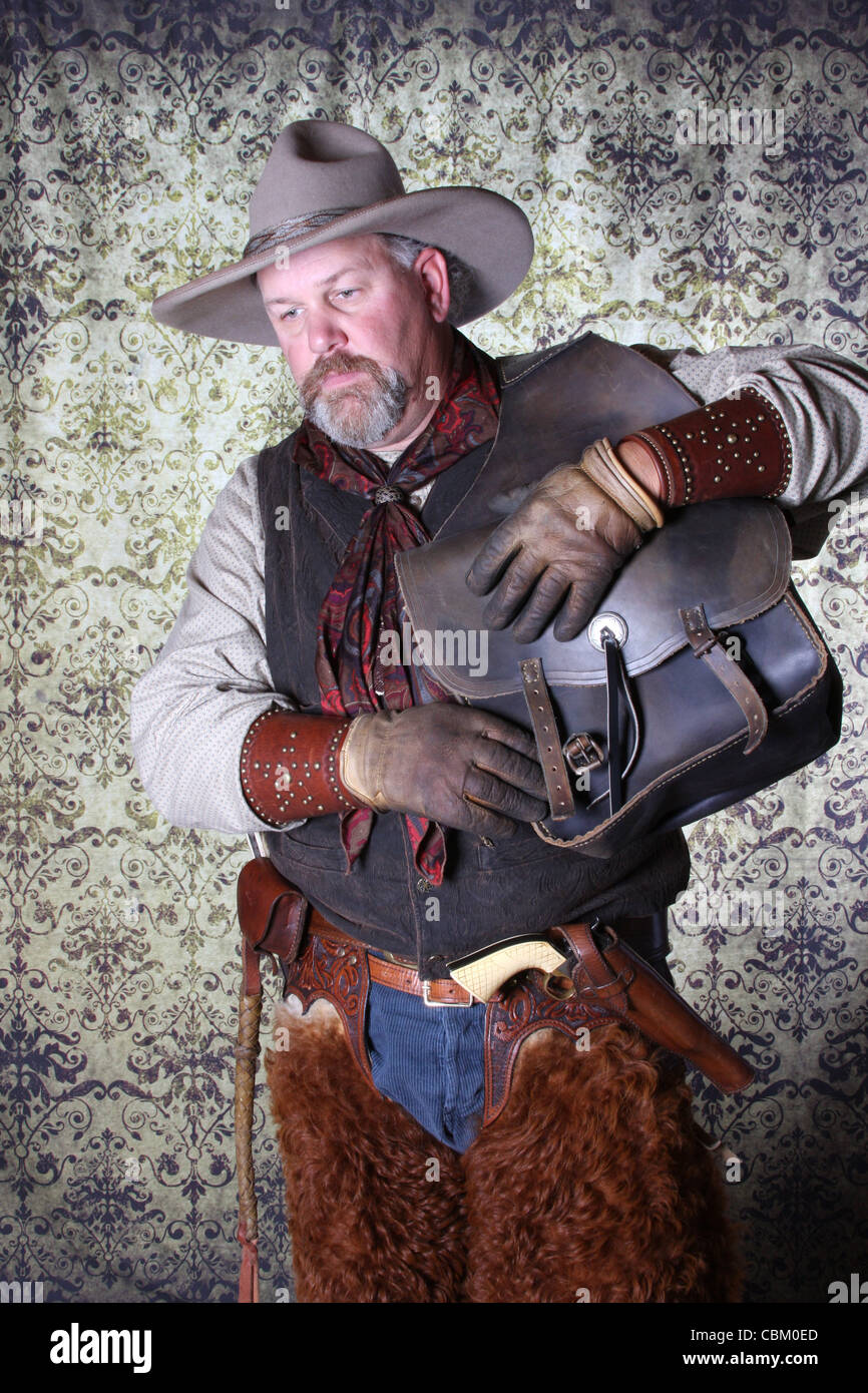 A vintage cowboy Stock Photo - Alamy