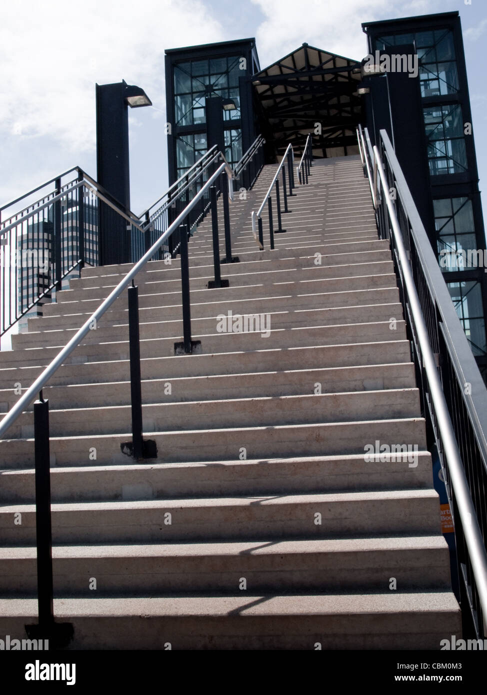 Stair to the bridge Stock Photo - Alamy