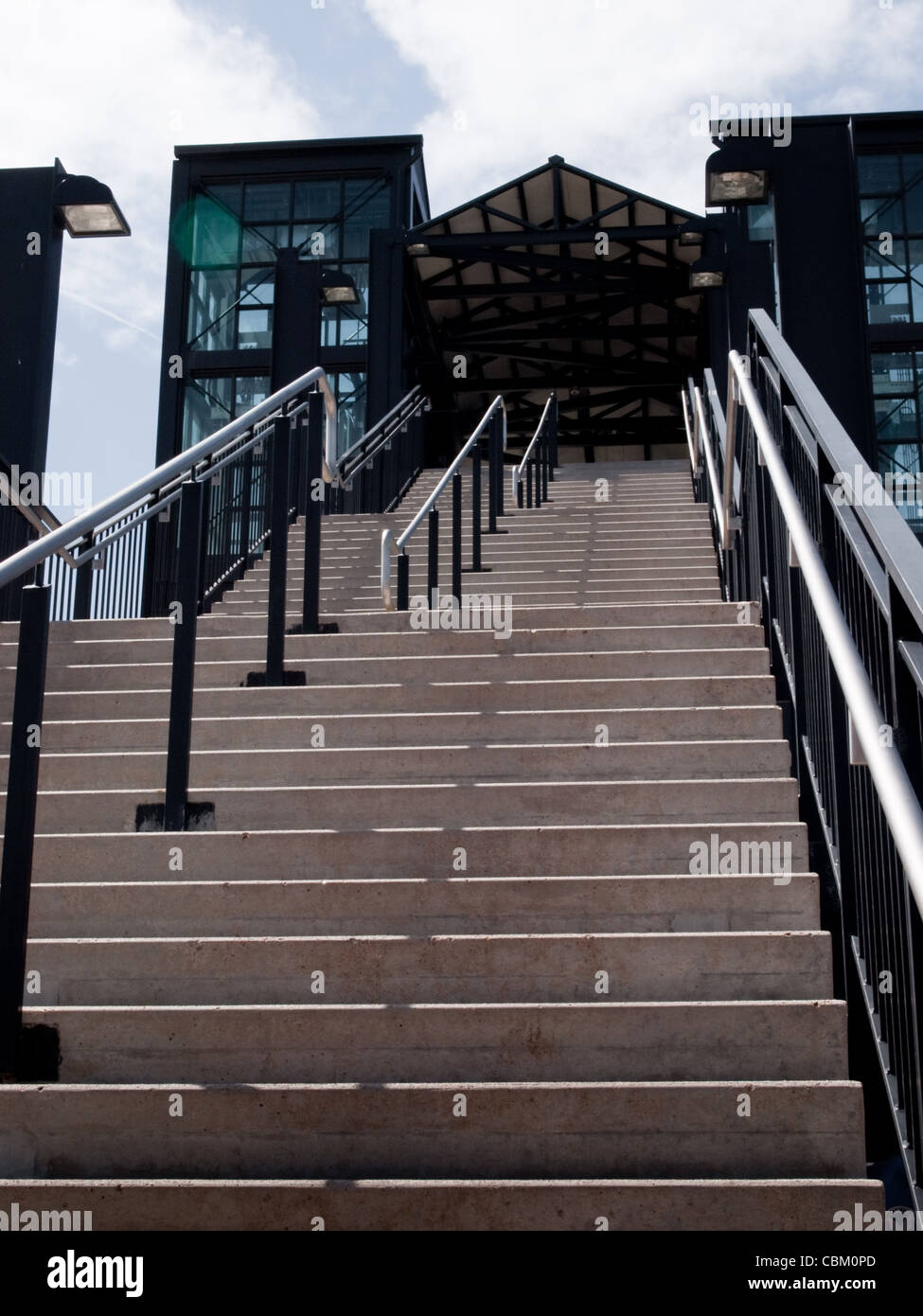 Stair to the bridge Stock Photo - Alamy