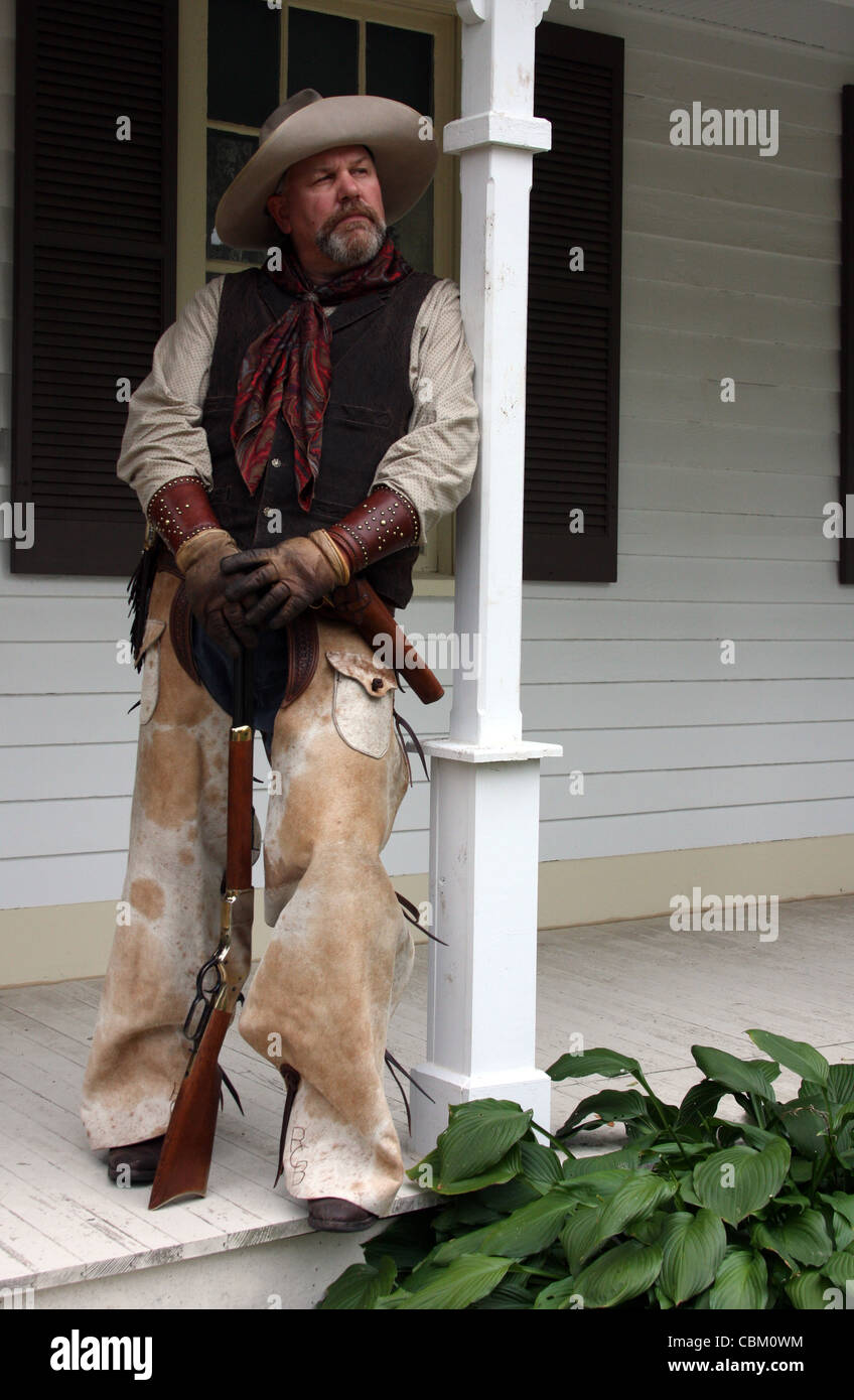 A vintage cowboy Stock Photo - Alamy