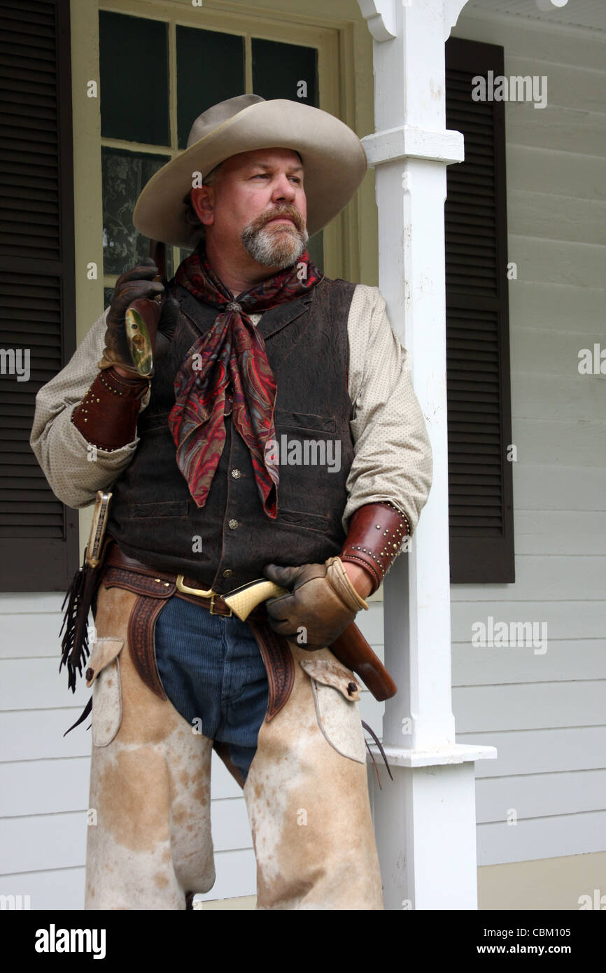 A vintage cowboy Stock Photo - Alamy