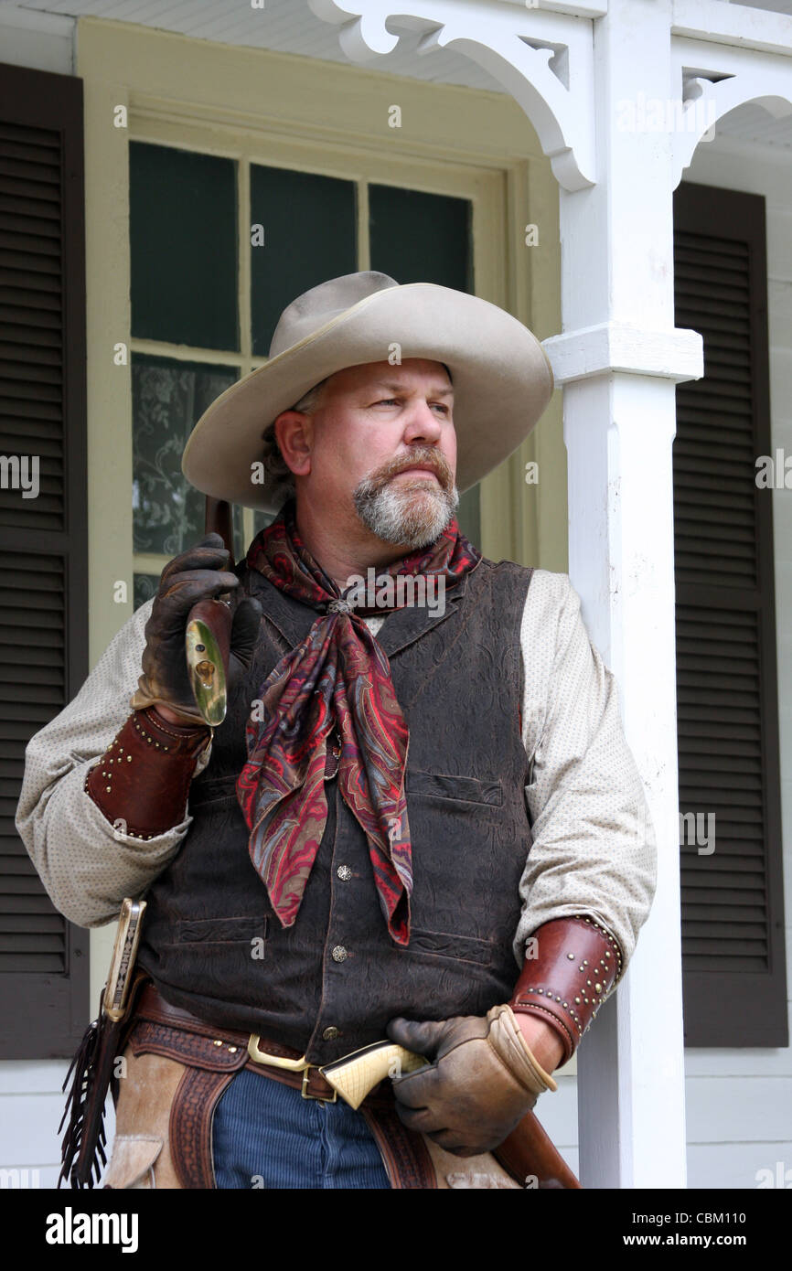 A vintage cowboy Stock Photo - Alamy