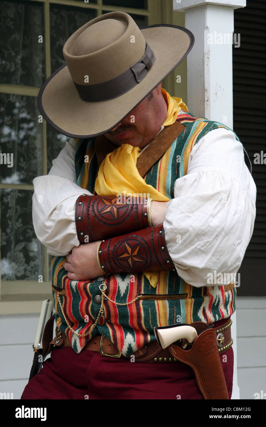 A resting cowboy Stock Photo - Alamy