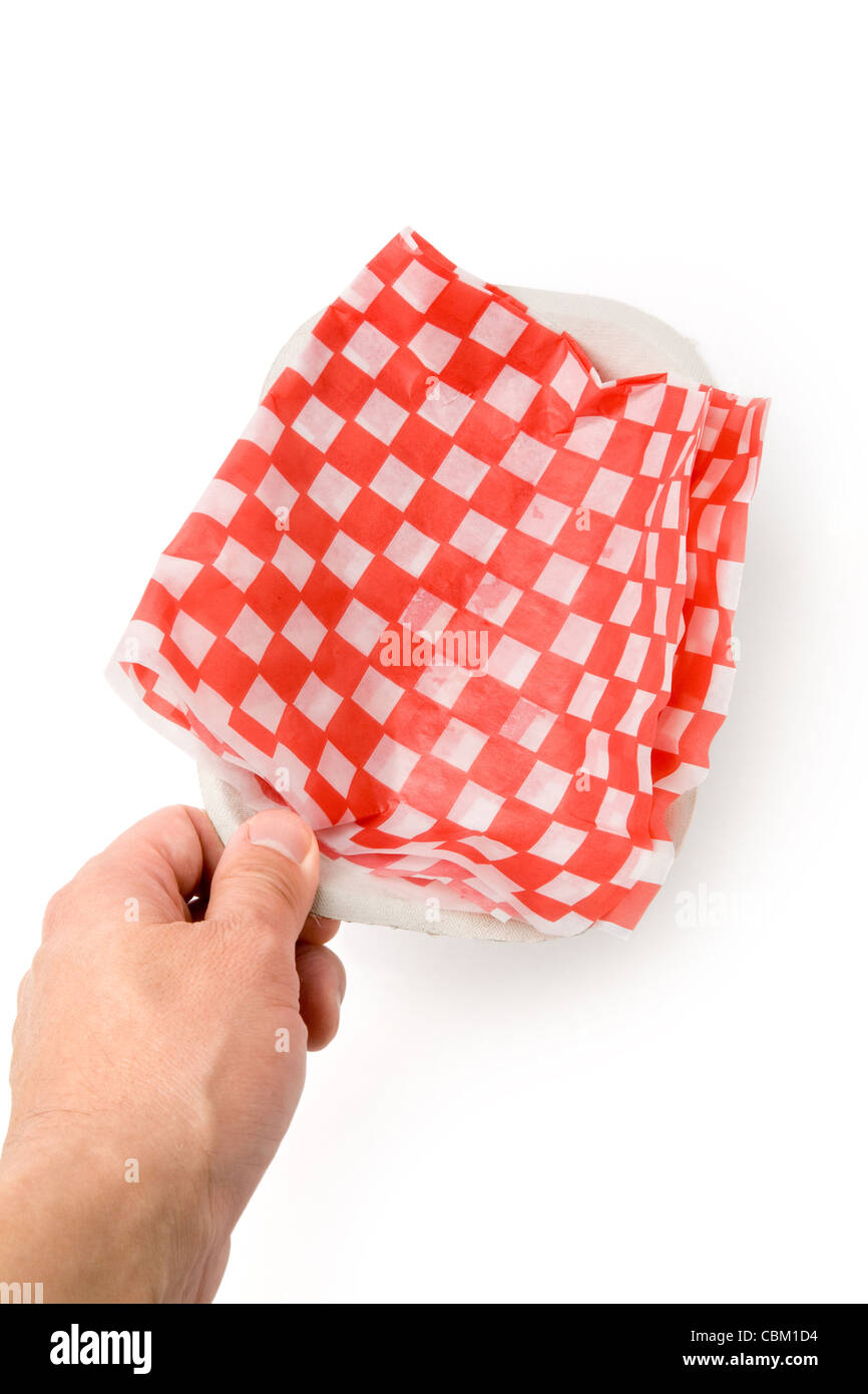 Food tray with paper hi-res stock photography and images - Alamy