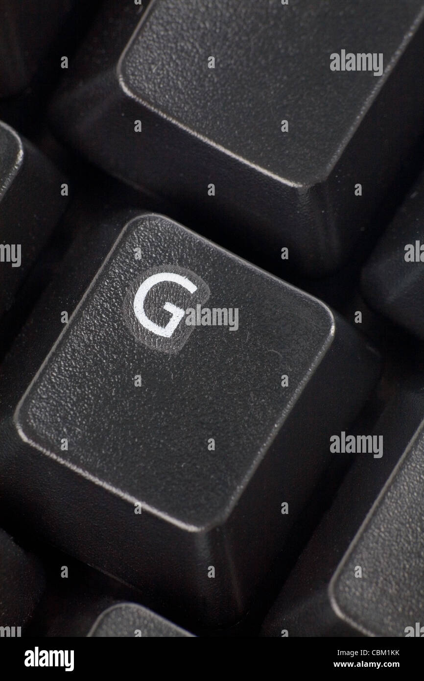 black computer keyboard close up Stock Photo - Alamy