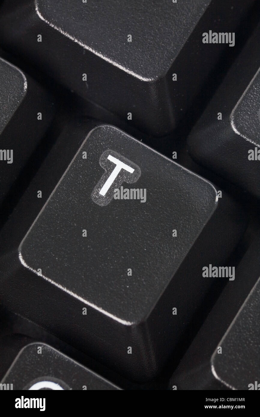 black computer keyboard close up Stock Photo - Alamy