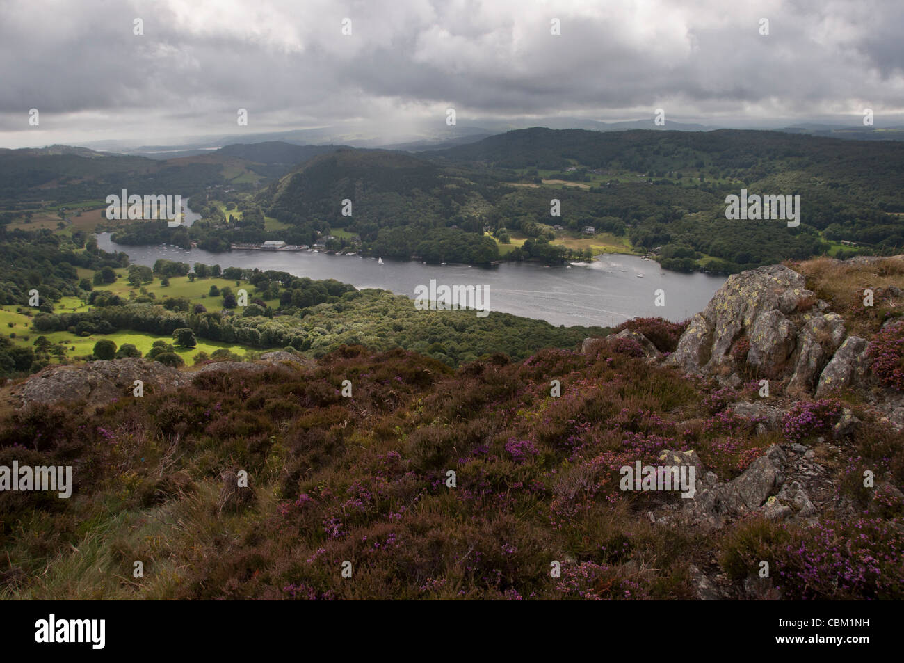 Gummer How view of Windermere, Lake District Stock Photo - Alamy