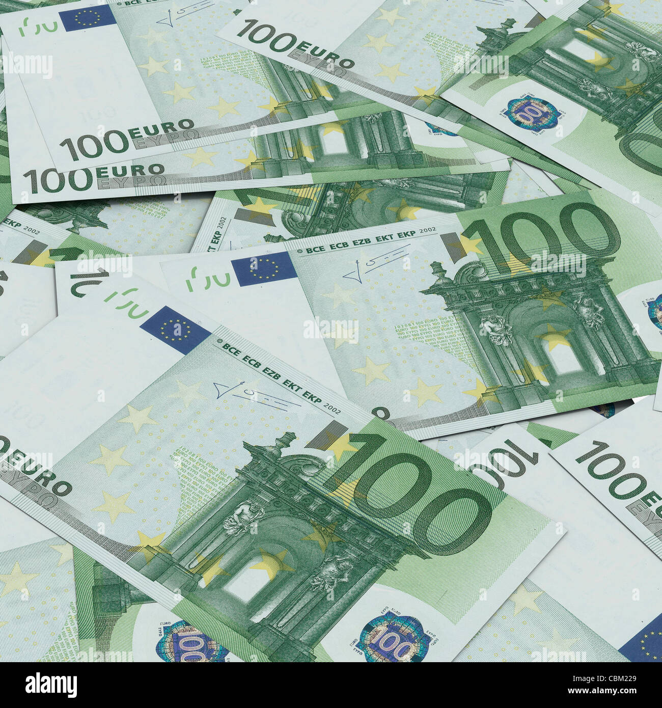 Euro 100 banknotes forming a background Stock Photo - Alamy