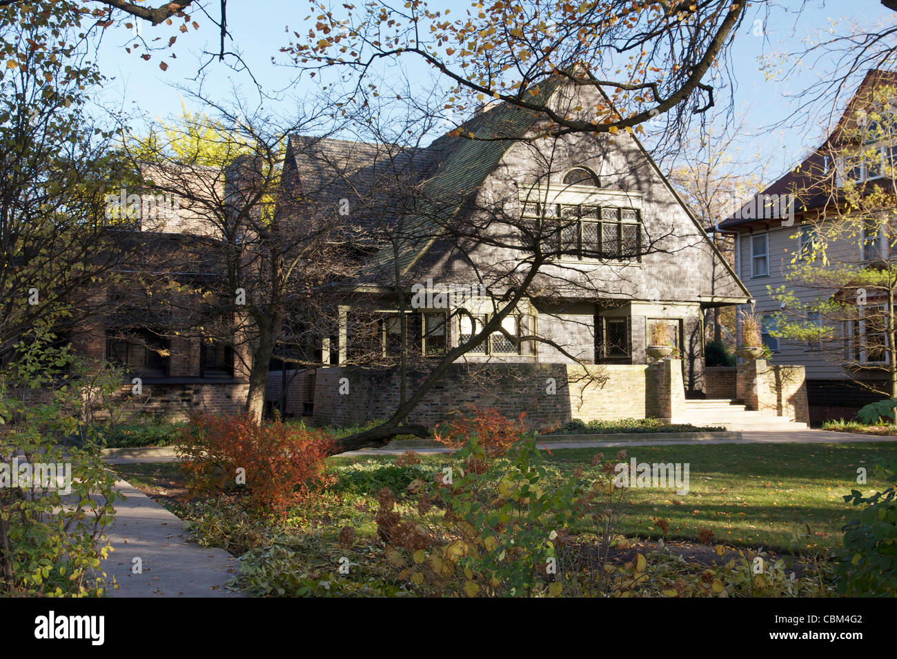 Frank Lloyd Wright Home and Studio Oak Park Illinois Stock Photo - Alamy