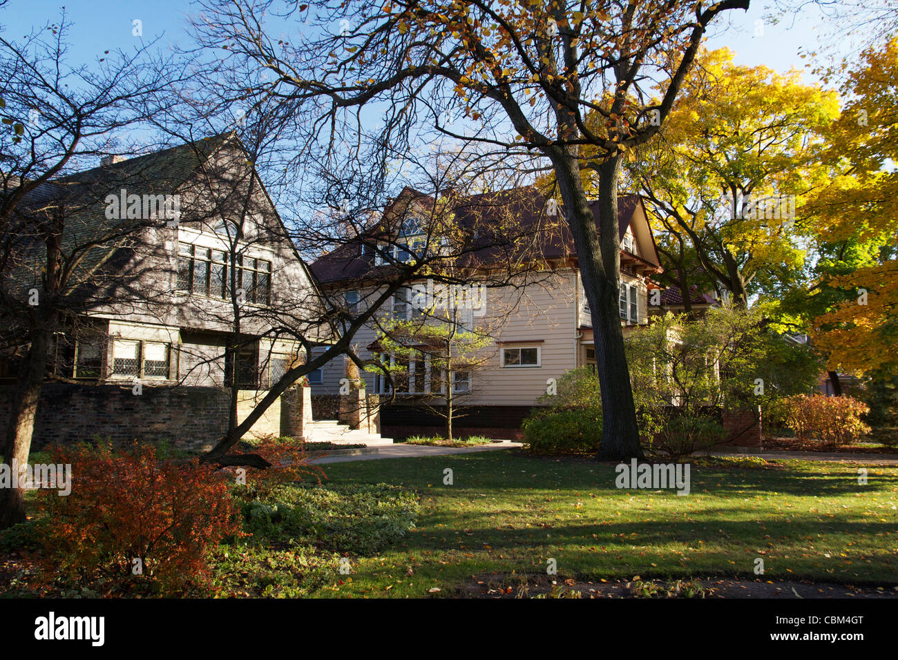 Frank Lloyd Wright Home and Studio Oak Park Illinois Stock Photo - Alamy