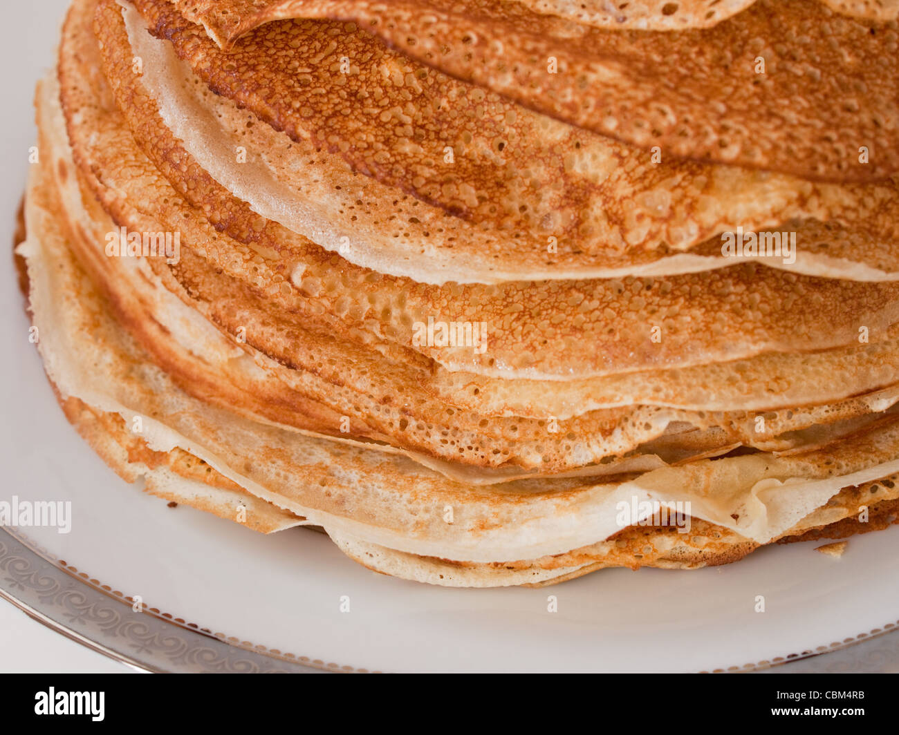 Stack of Russian panckakes Stock Photo - Alamy