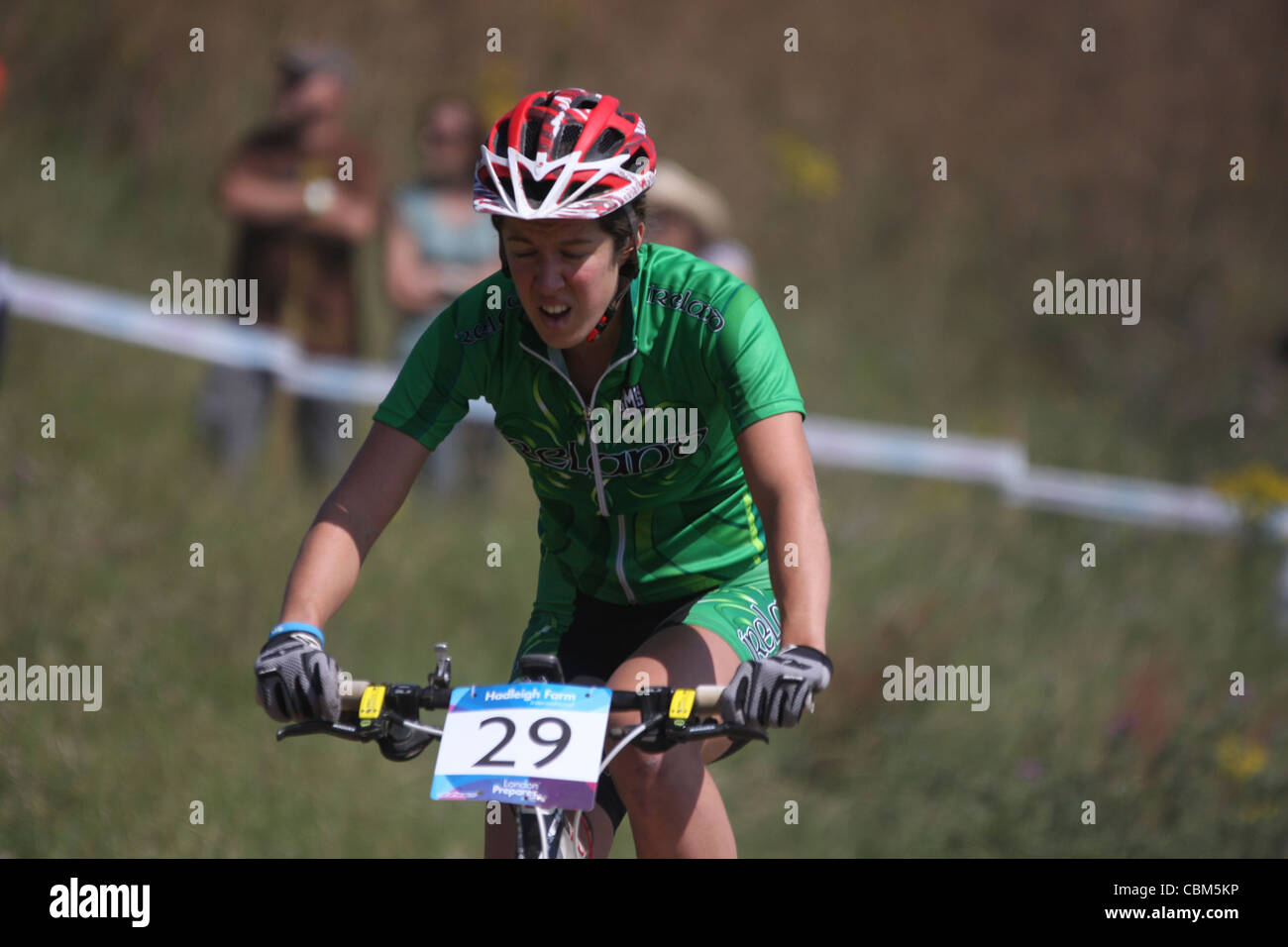 Caitlin Elliott of Ireland at the Hadleigh Farm Mountain Bike ...