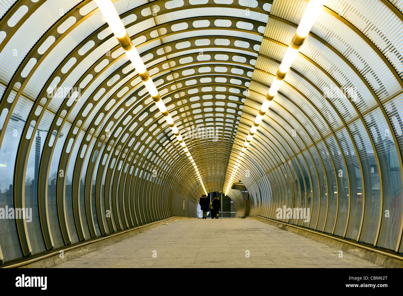 Glass covered walkway hi-res stock photography and images - Alamy
