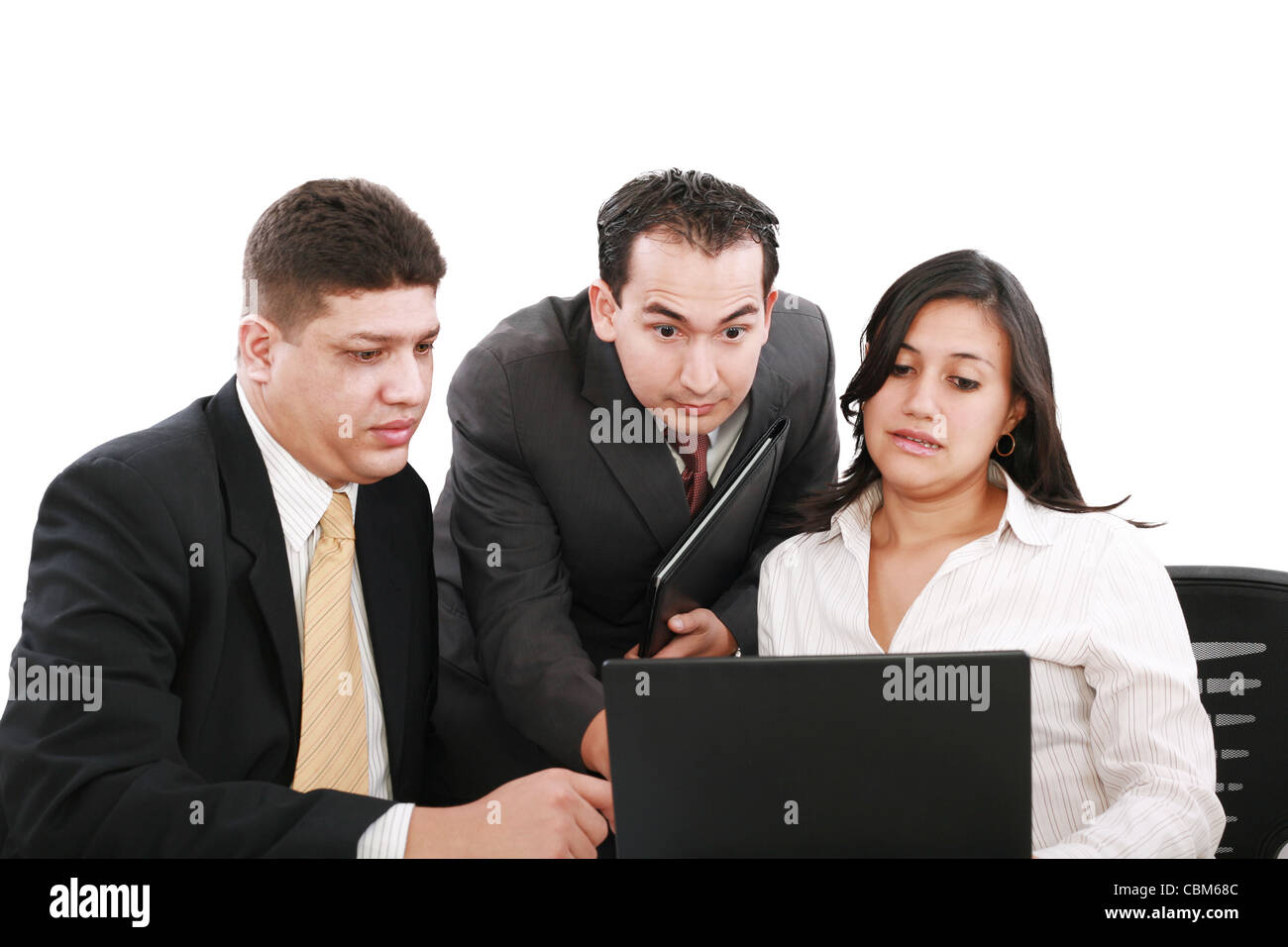 Confused businessman confident women hi-res stock photography and ...