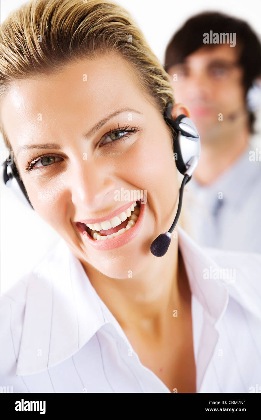 Switchboard operator female hi-res stock photography and images - Alamy