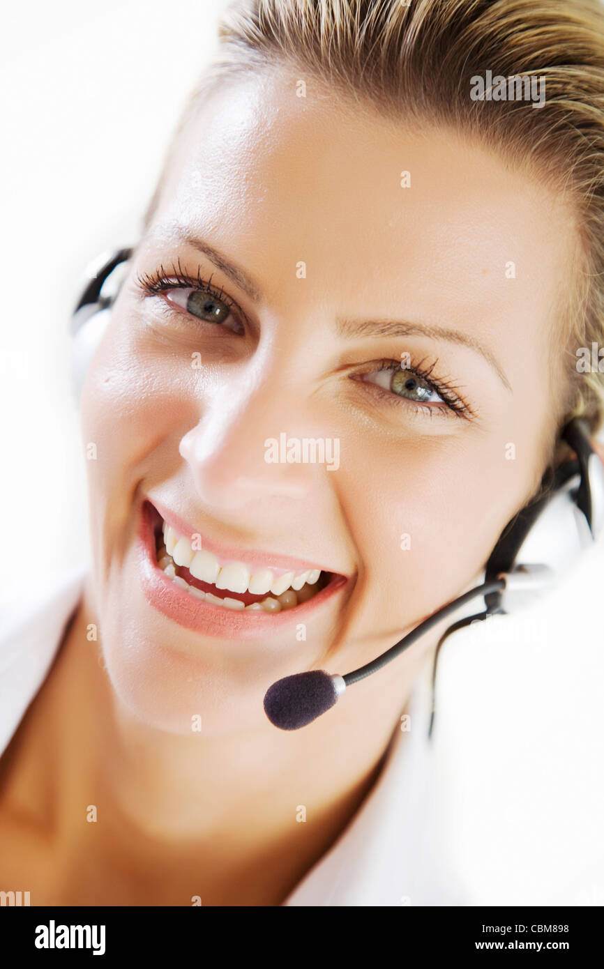 happy customer service Stock Photo - Alamy