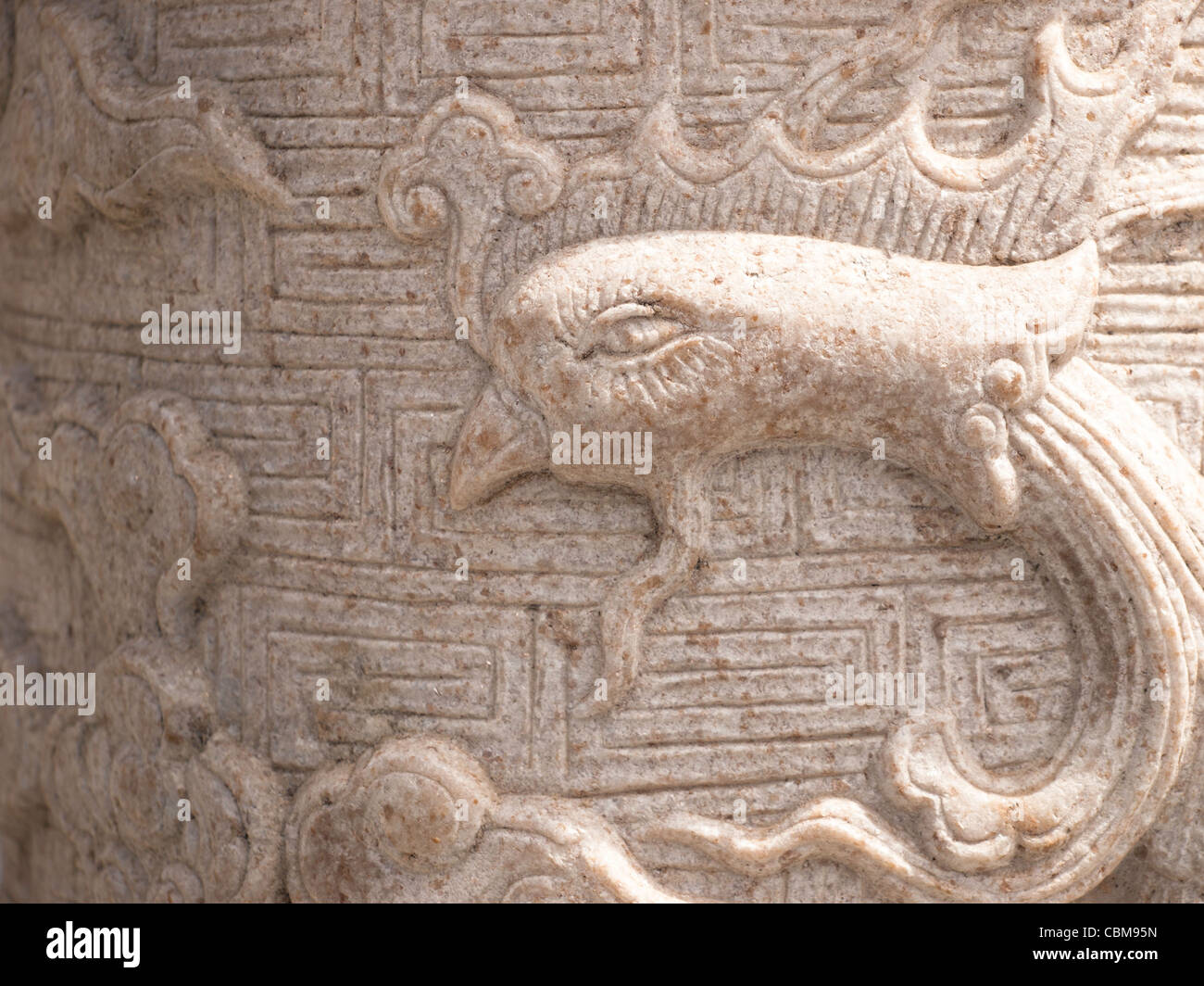 Chinese stone carving of the column Stock Photo - Alamy