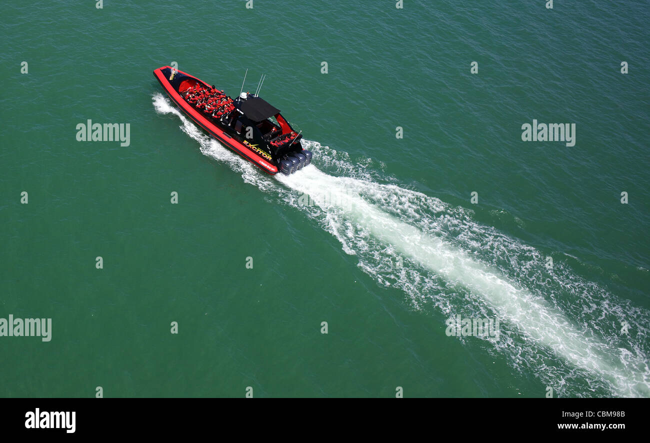 The Excitor fast boat run by Awesome Adventures from Paihia, Bay of ...
