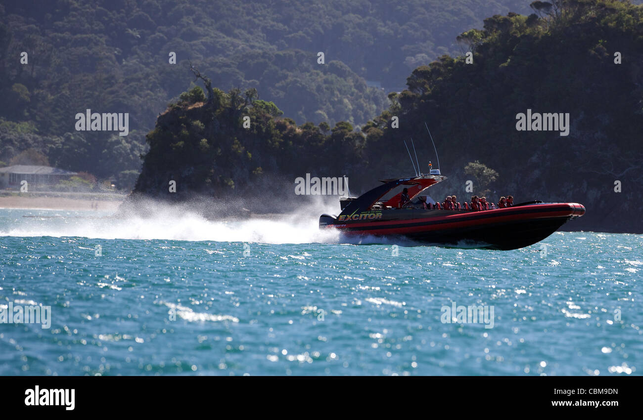 The Excitor fast boat run by Awesome Adventures from Paihia, Bay of ...