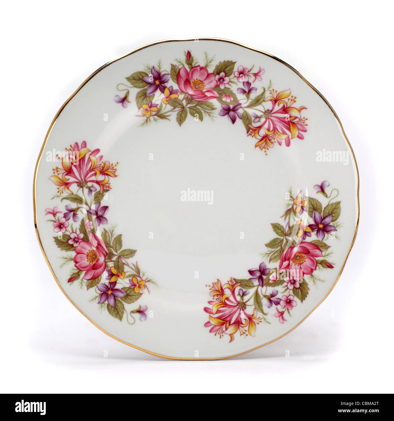 Red empty plate yellow Cut Out Stock Images & Pictures - Alamy