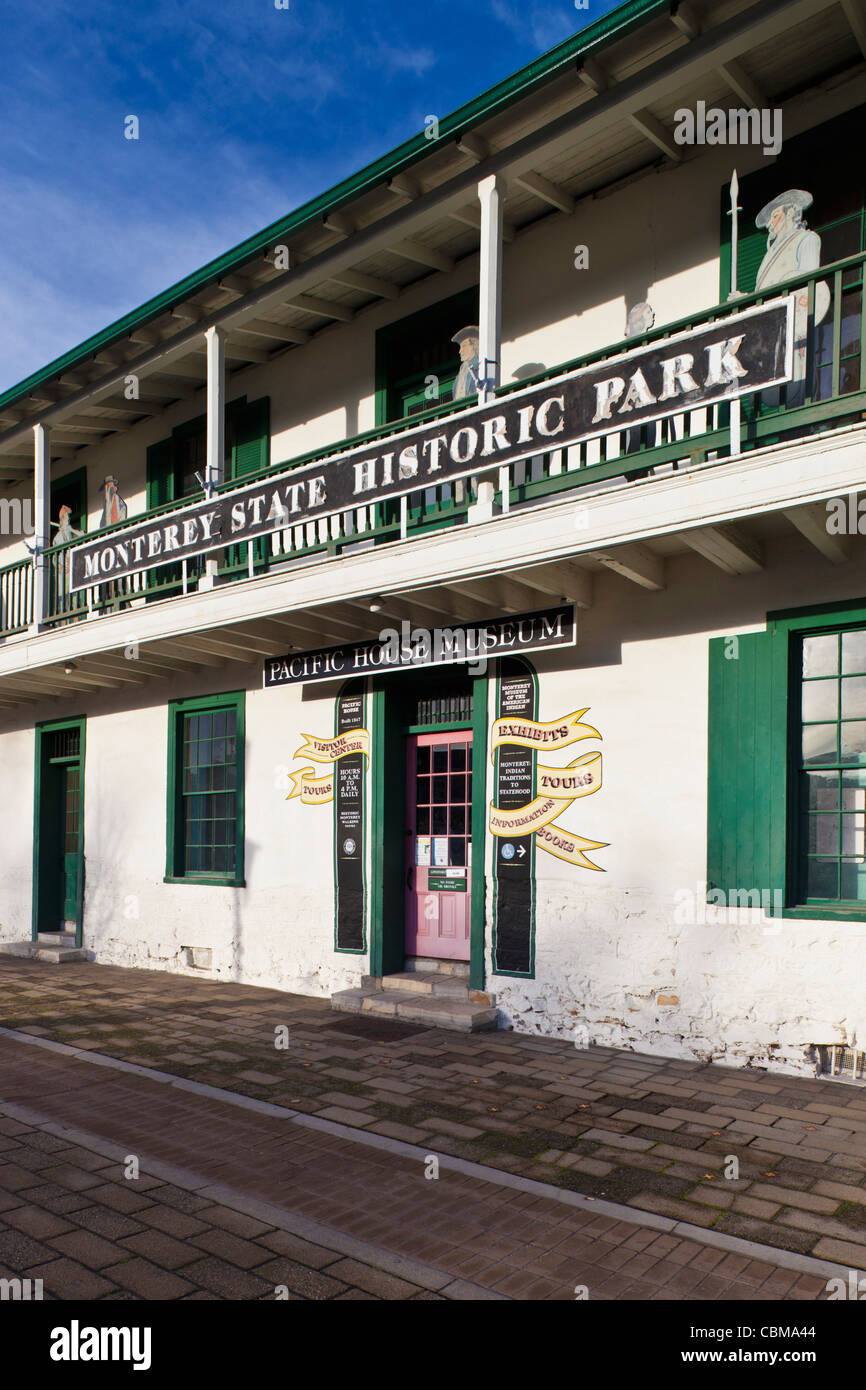 USA, California, Central Coast, Monterey, Monterey State Historic Park ...
