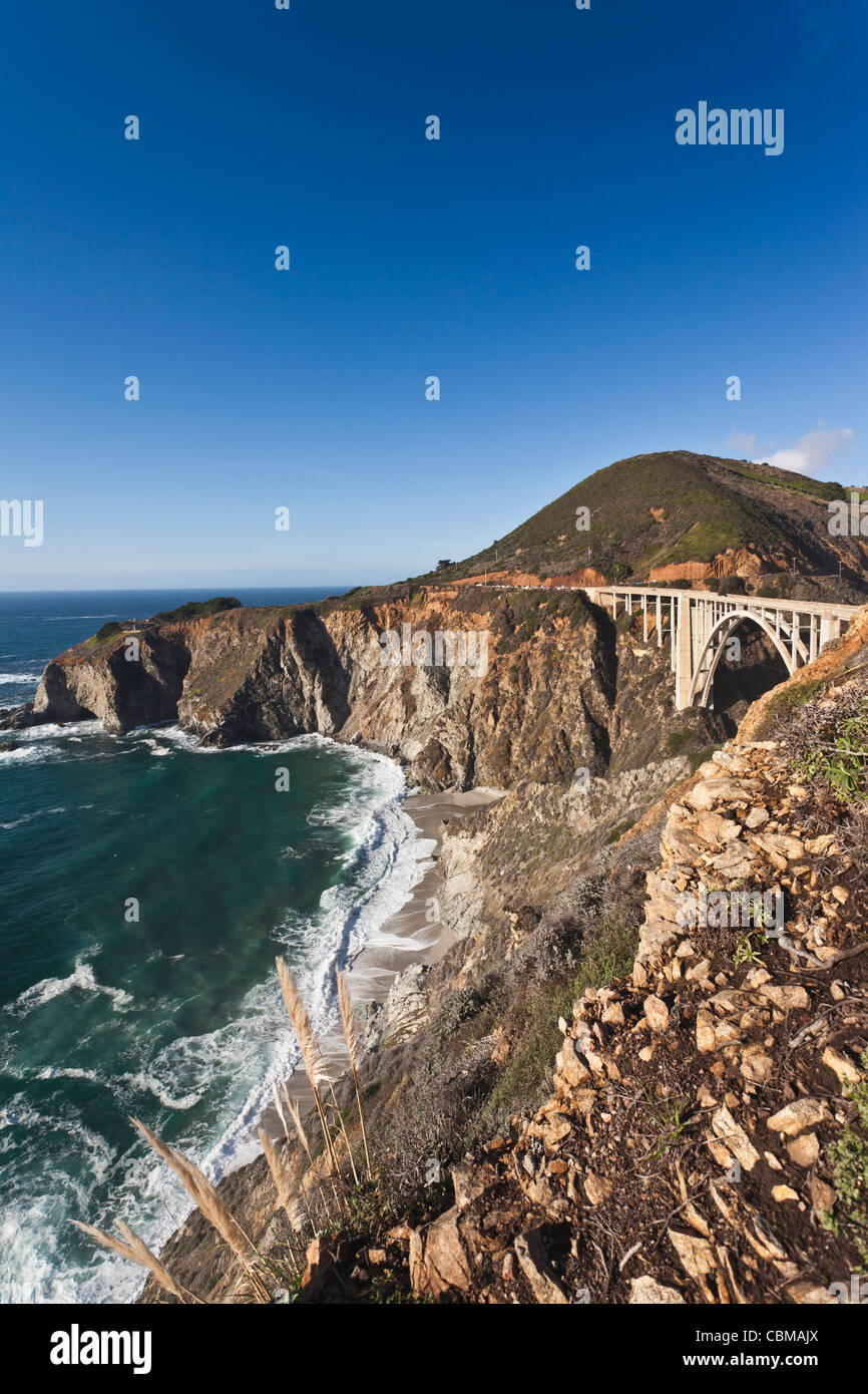 USA, California, Central Coast, Big Sur Area, coastal view with the ...