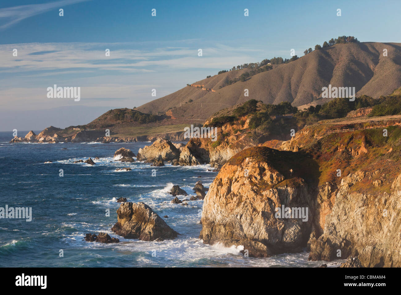 USA, California, Central Coast, Big Sur Area, coastal view by Castle ...