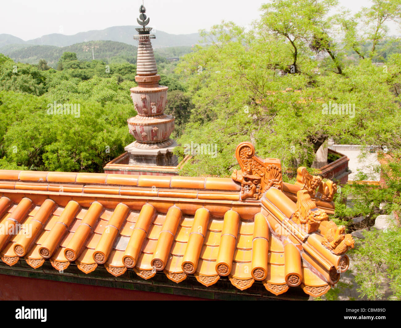 Roof of Summer Palace in Beijing, China Stock Photo - Alamy