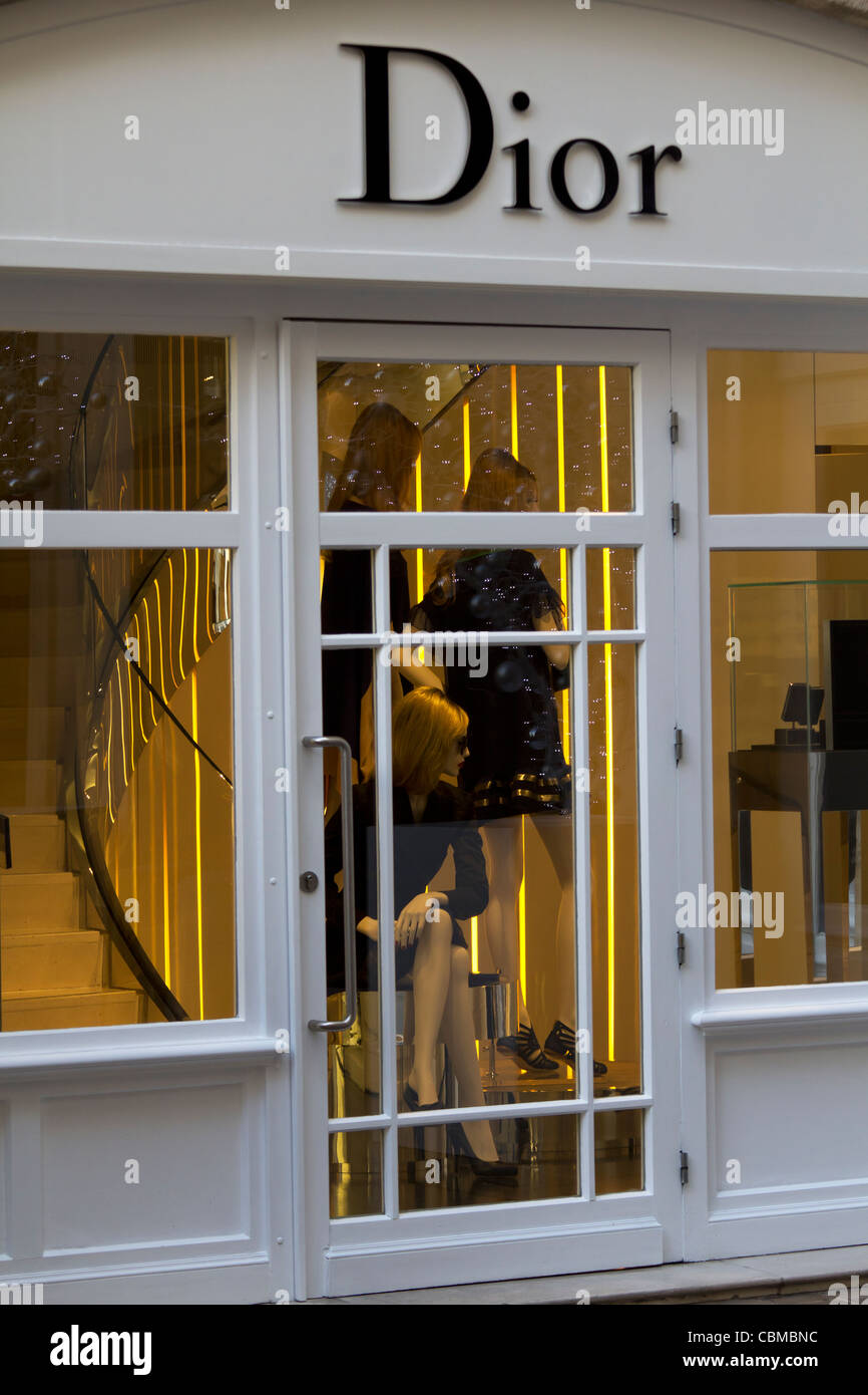 Dior store, Village Royal, Paris, France Stock Photo - Alamy