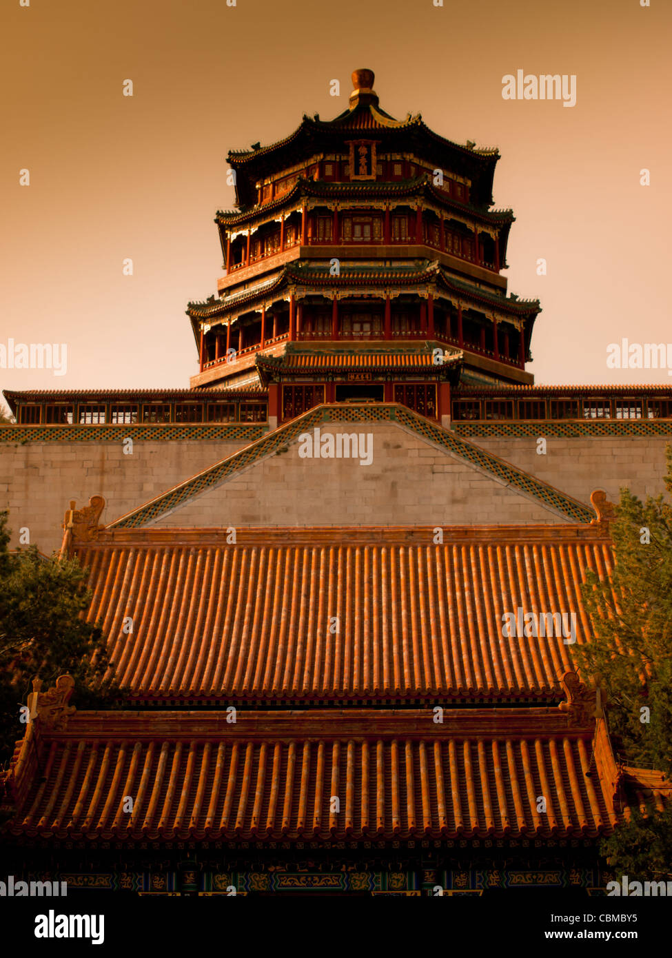 Temple in Summer Palace in Beijing, China Stock Photo - Alamy
