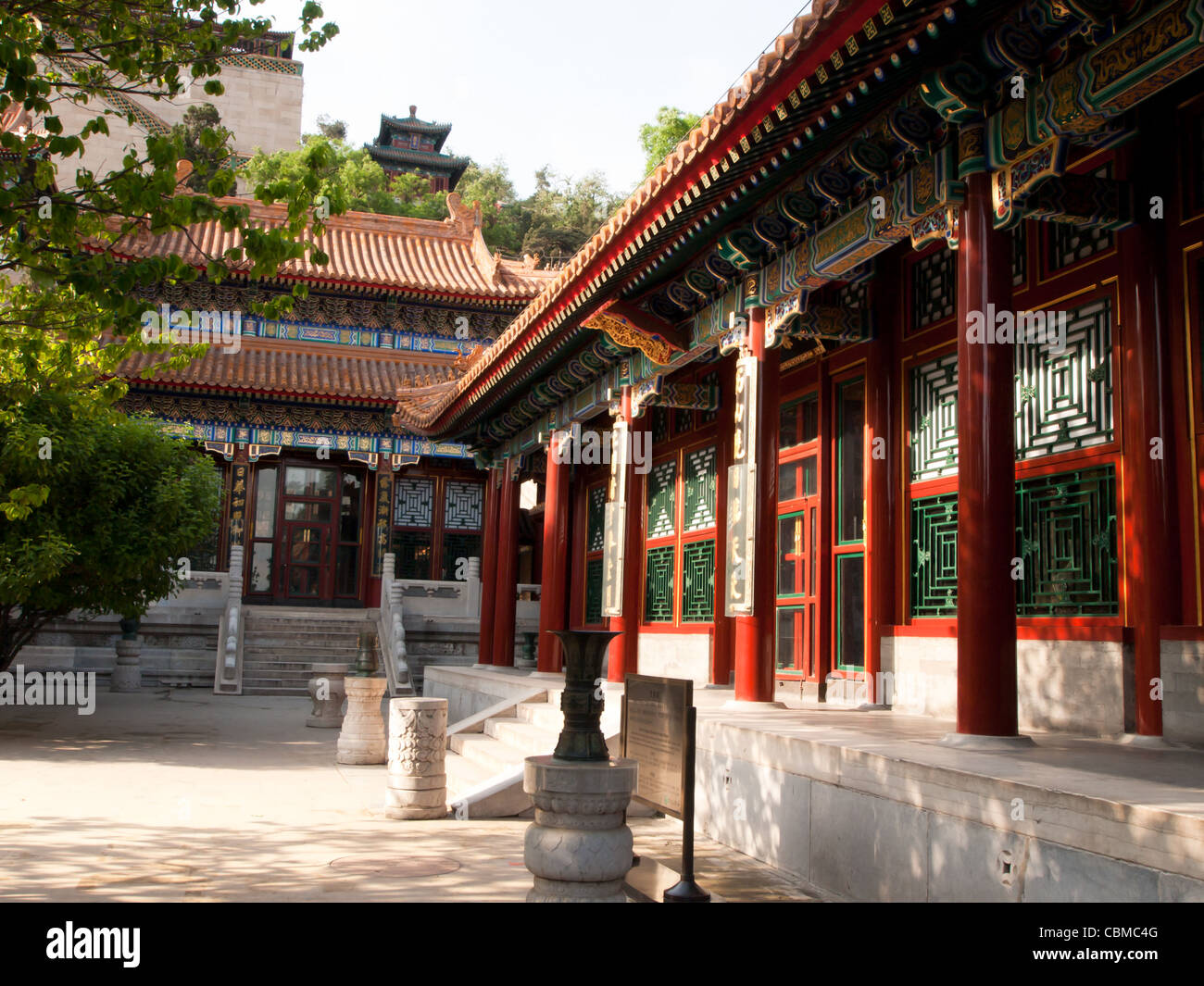 Temple in Summer Palace in Beijing, China Stock Photo - Alamy