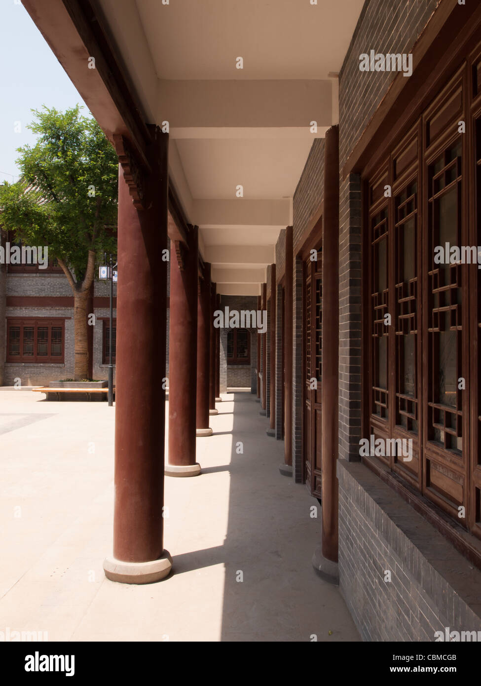 Traditional chinese courtyard residences in Xian, China Stock Photo - Alamy