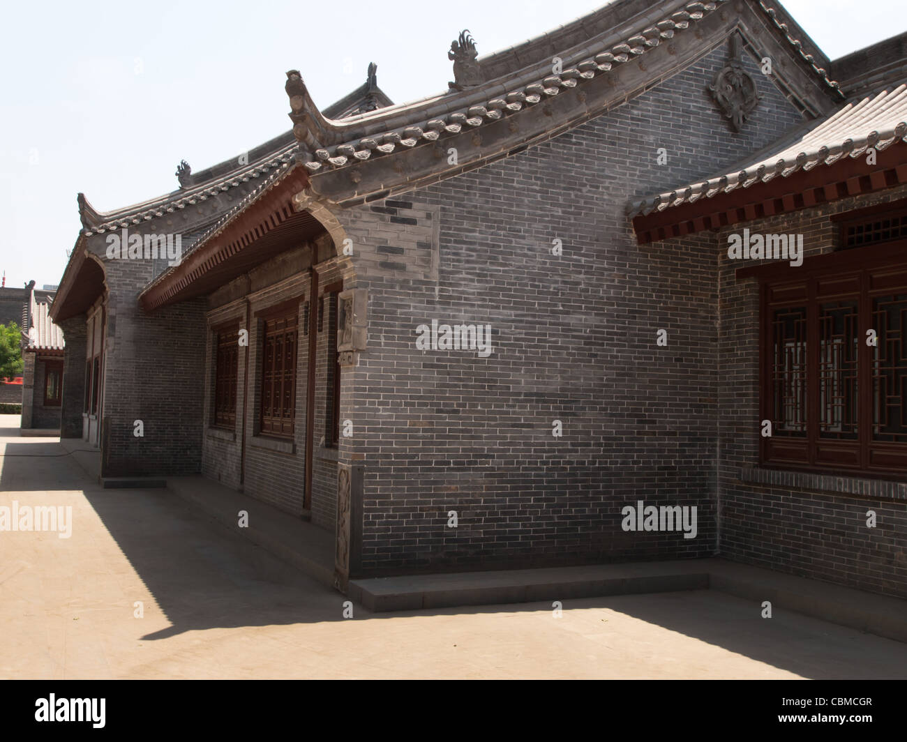 Traditional chinese courtyard residences in Xian, China Stock Photo - Alamy