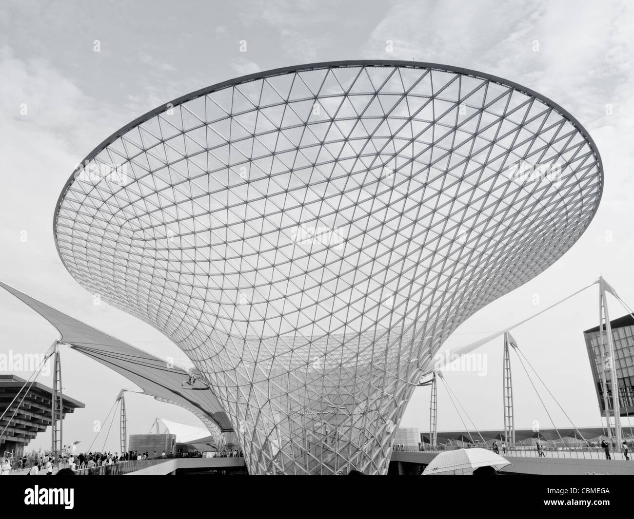 Exterior of the Expo Axis at the EXPO 2010 Shanghai, China Stock Photo ...