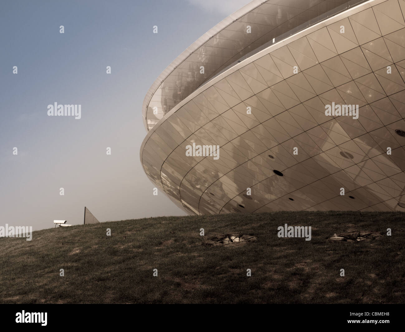 Exterior of the Expo Culture Center at the EXPO 2010 Shanghai, China ...
