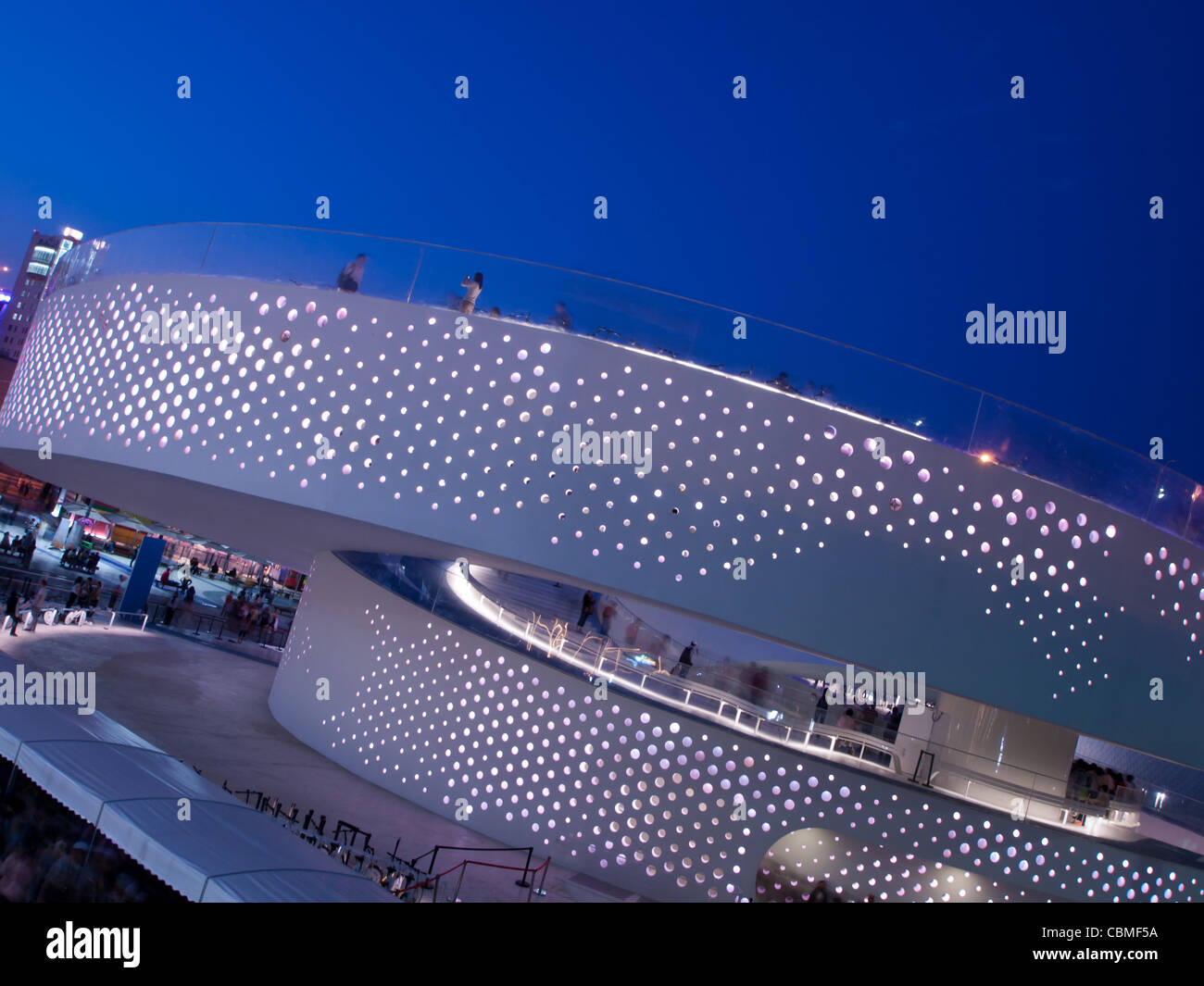 Exterior of the Denmark Pavilion at the EXPO 2010 Shanghai, China Stock ...