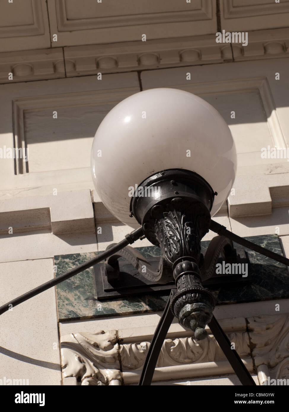 Wall mounted light fixture Stock Photo - Alamy