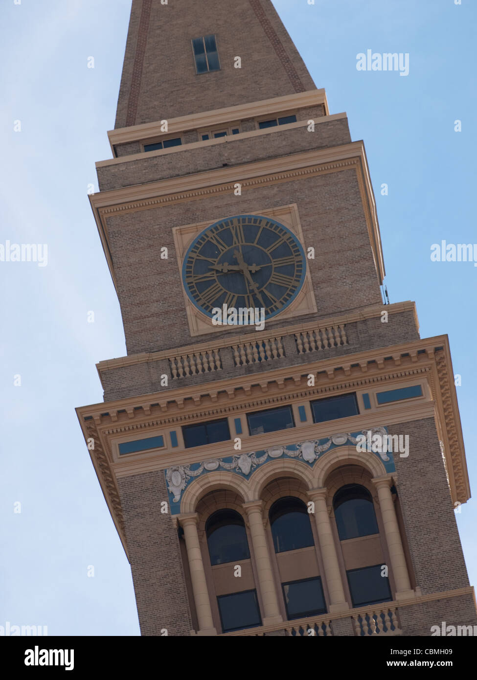 Clock tower in downtown Denver Stock Photo - Alamy