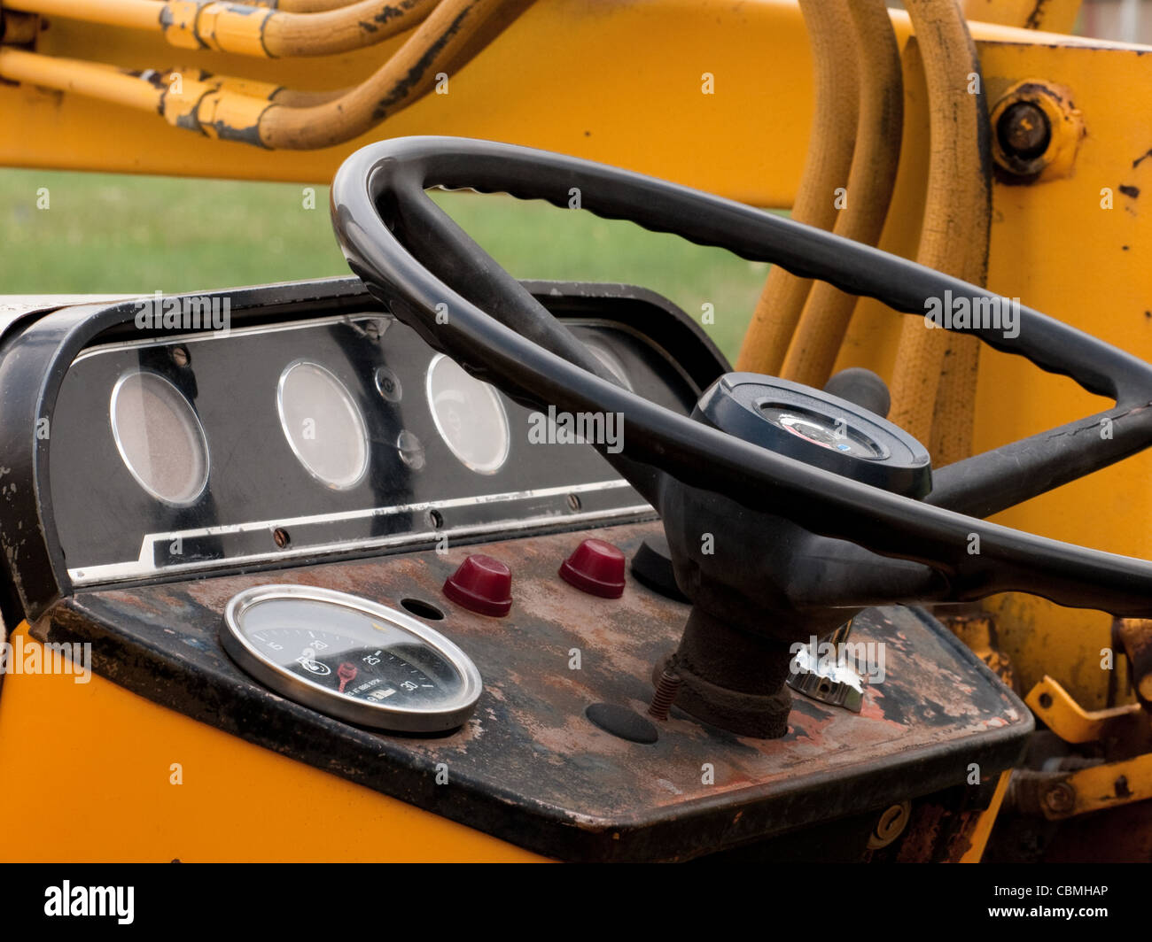 Industrial loader on the farm Stock Photo - Alamy