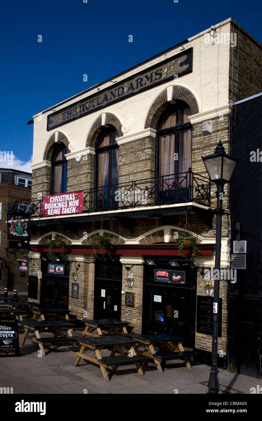 the rutland arms lower mall hammersmith london england Stock Photo - Alamy