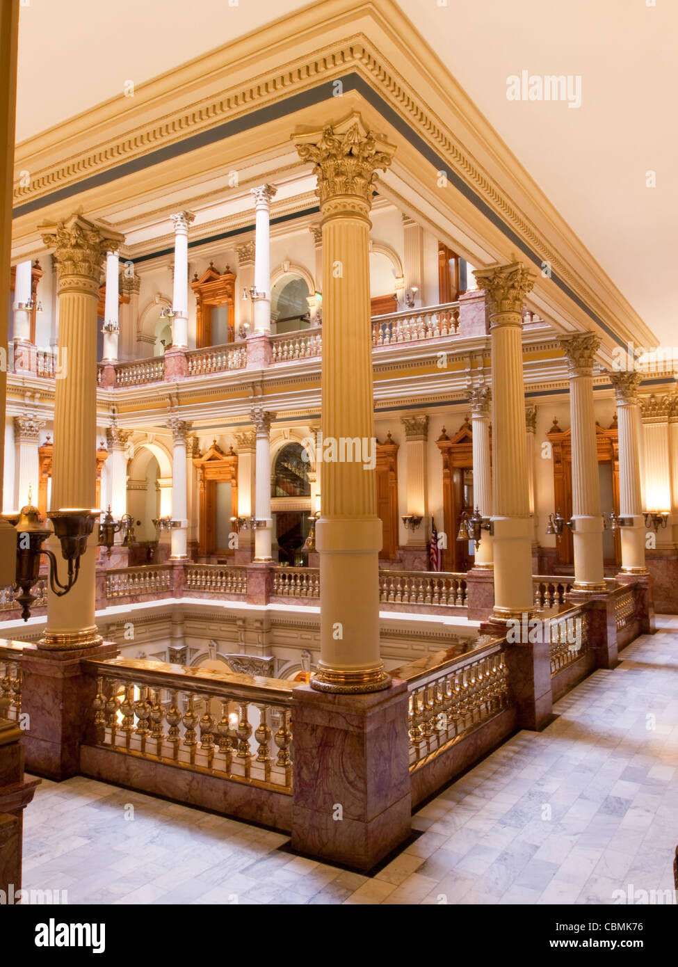 Interior of the Colorado State Capitol Building in Denver Stock Photo ...