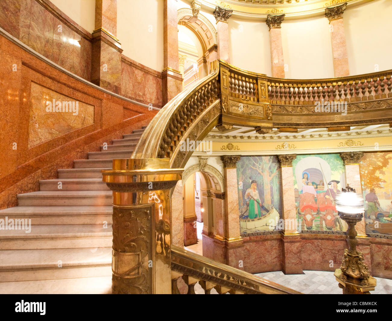 Interior of the Colorado State Capitol Building in Denver Stock Photo ...