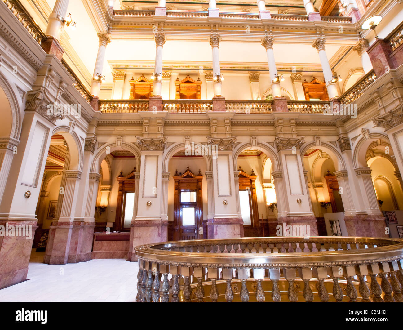 Interior of the Colorado State Capitol Building in Denver Stock Photo ...